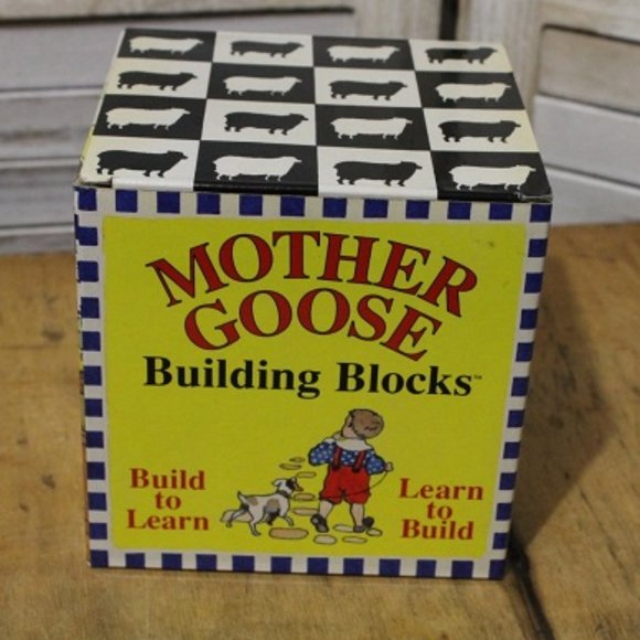 Mother goose | Toys | Mother Goose Building Blocks By Blanche Wright ...